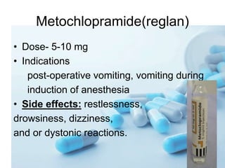 Emetics and antiemetics | PPTX
