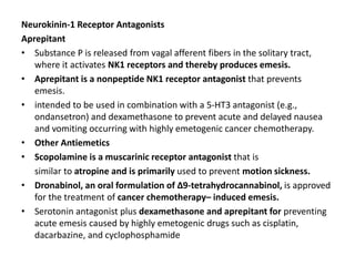 Emetics and anti emetics | PPTX