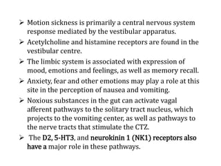 Emetics and anti emetics | PPTX