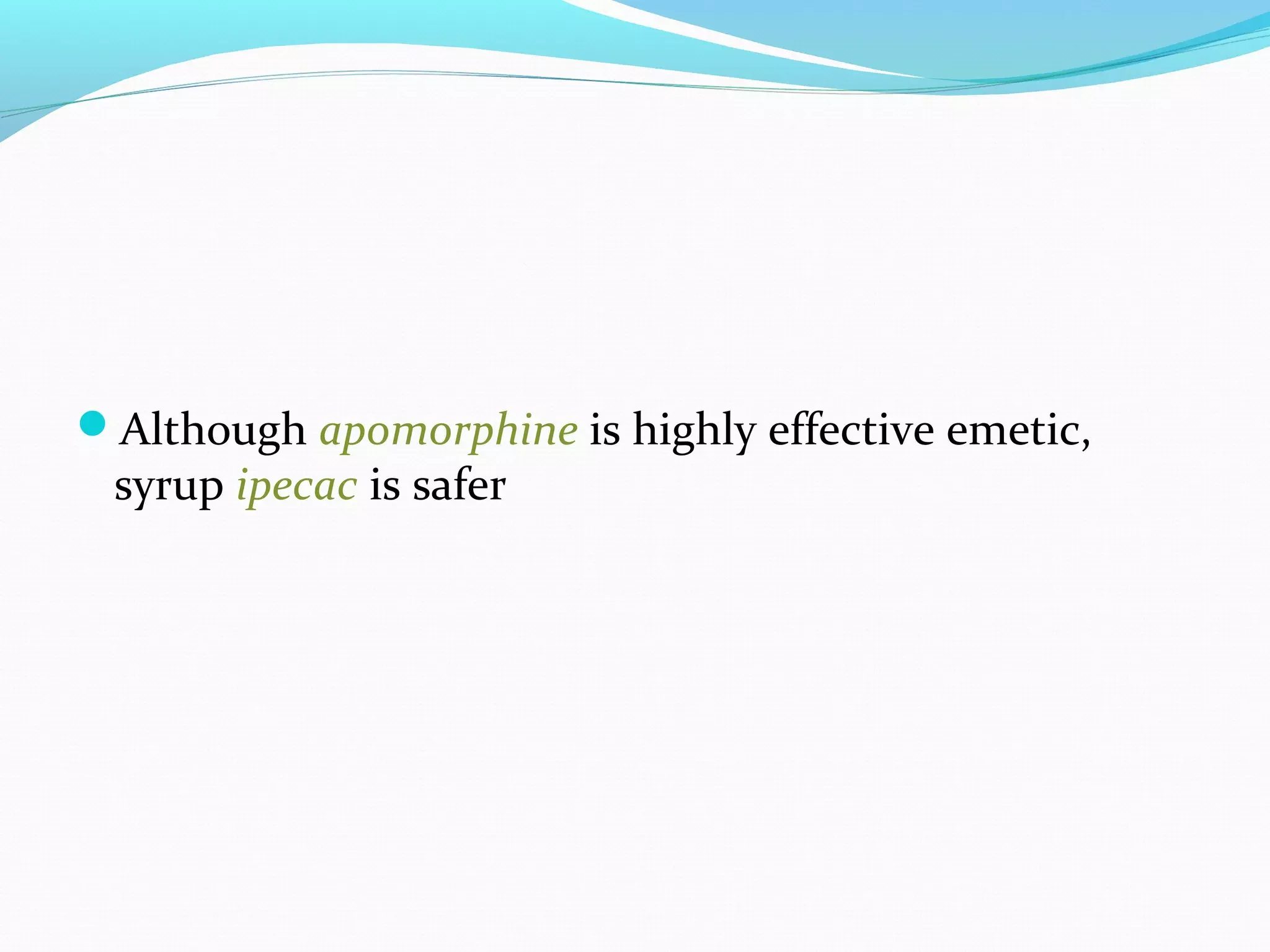 Emetics and antiemetics(VK) | PPT