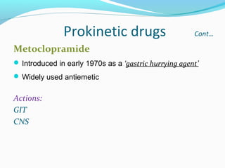Emetics and antiemetics(VK) | PPT