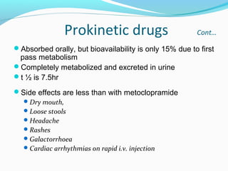 Emetics and antiemetics(VK) | PPT
