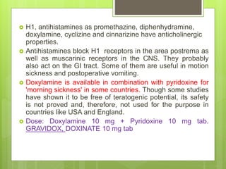Emetics, antiemetics and prokinetic agents.pptx