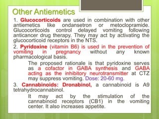 Emetics, antiemetics and prokinetic agents.pptx