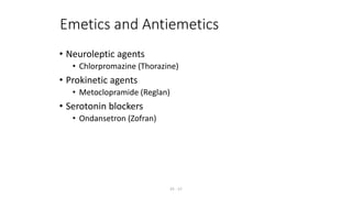 Emetics (dr ibanda hood) | PPTX