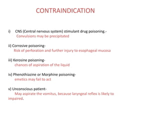 Emetics and expectorant | PPT