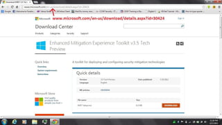 Enhanced Mitigation Experience Toolkit | PPT