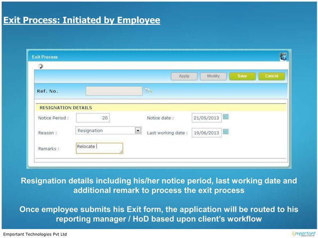 Em Exit process 02 | PPT
