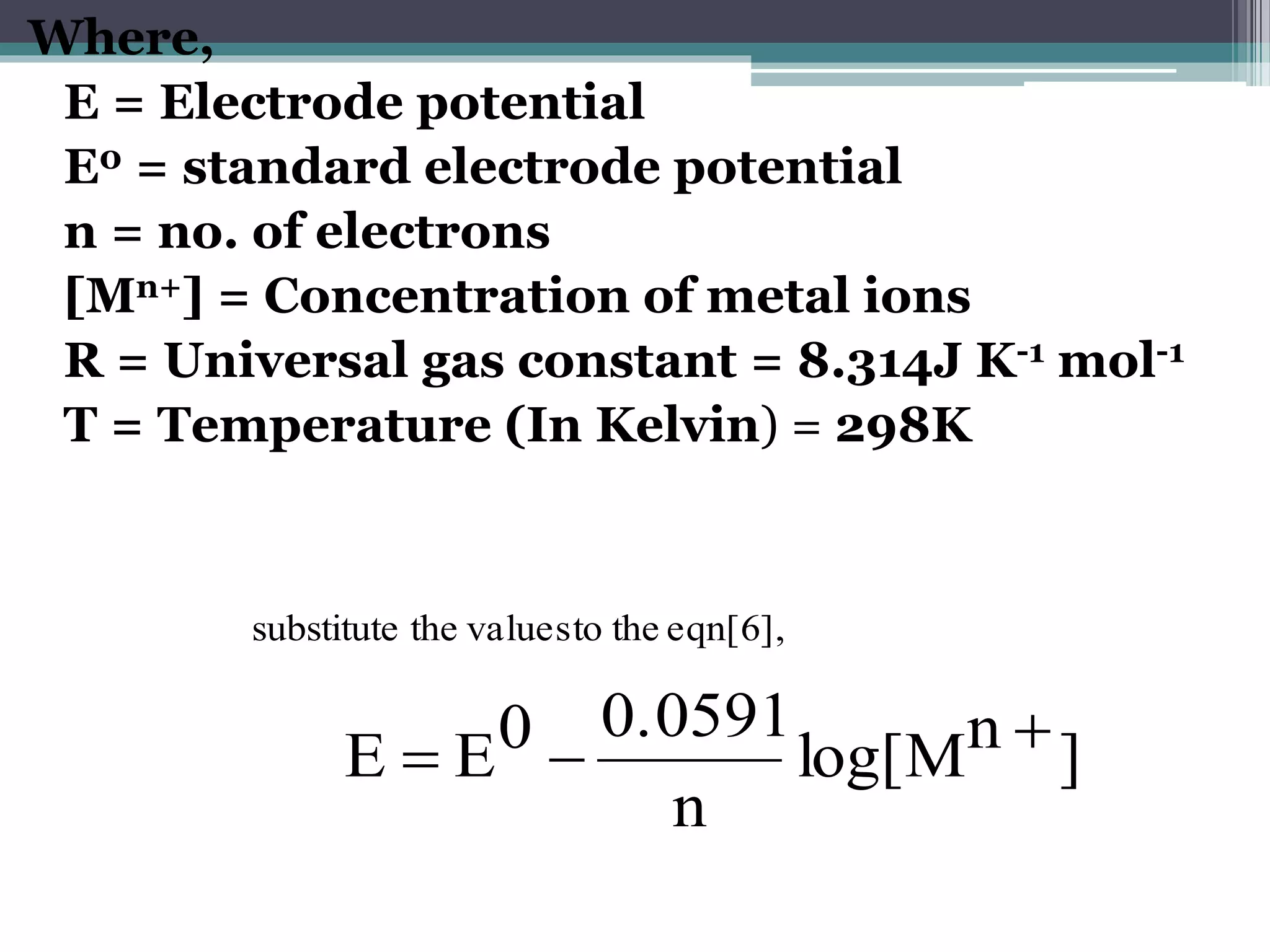 MODULE - 1 : ELECTROCHEMISTRY | PPTX