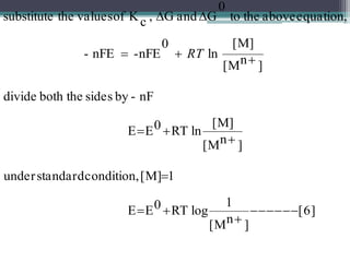 MODULE - 1 : ELECTROCHEMISTRY | PPTX