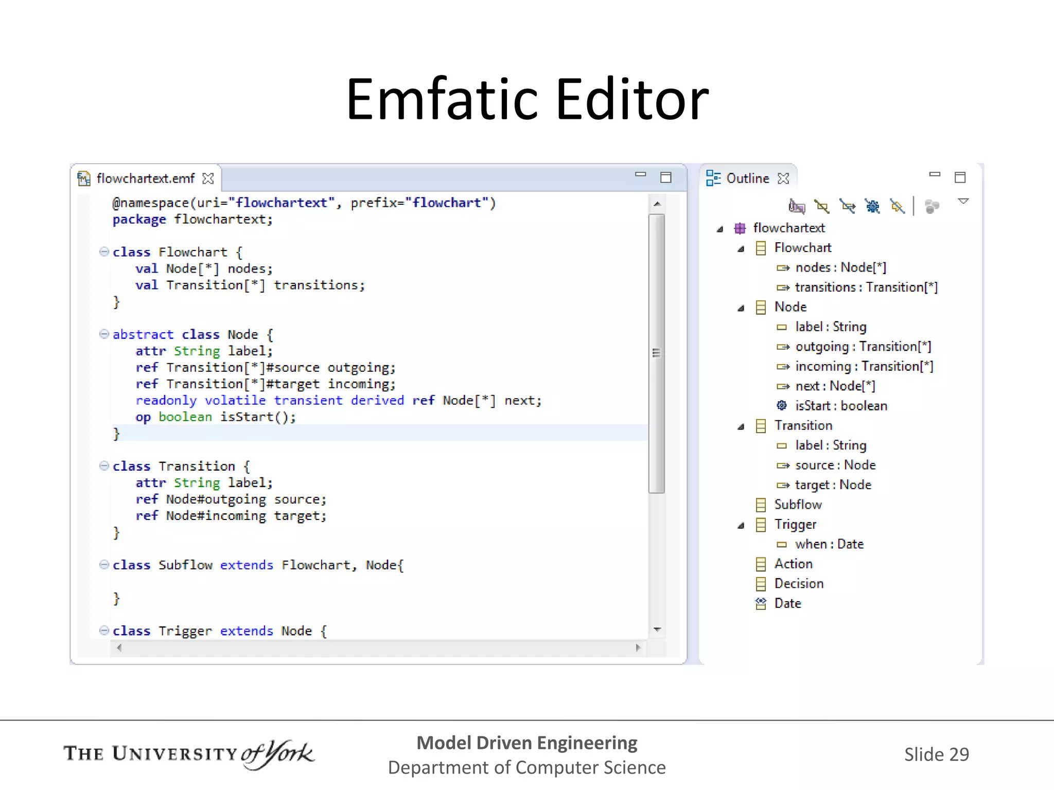 Eclipse Modeling Framework Emf And Graphical Modeling Framework Gmf Ppt