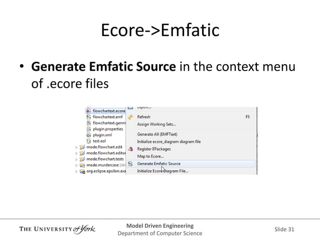 Eclipse Modeling Framework (EMF) and Graphical Modeling Framework (GMF ...