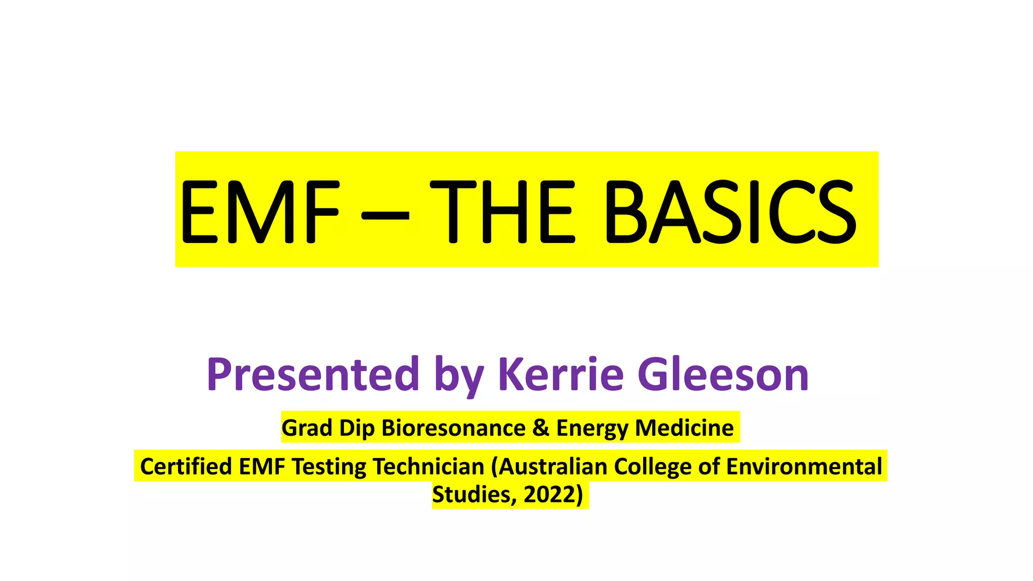 EMF - THE BASICS.pptx