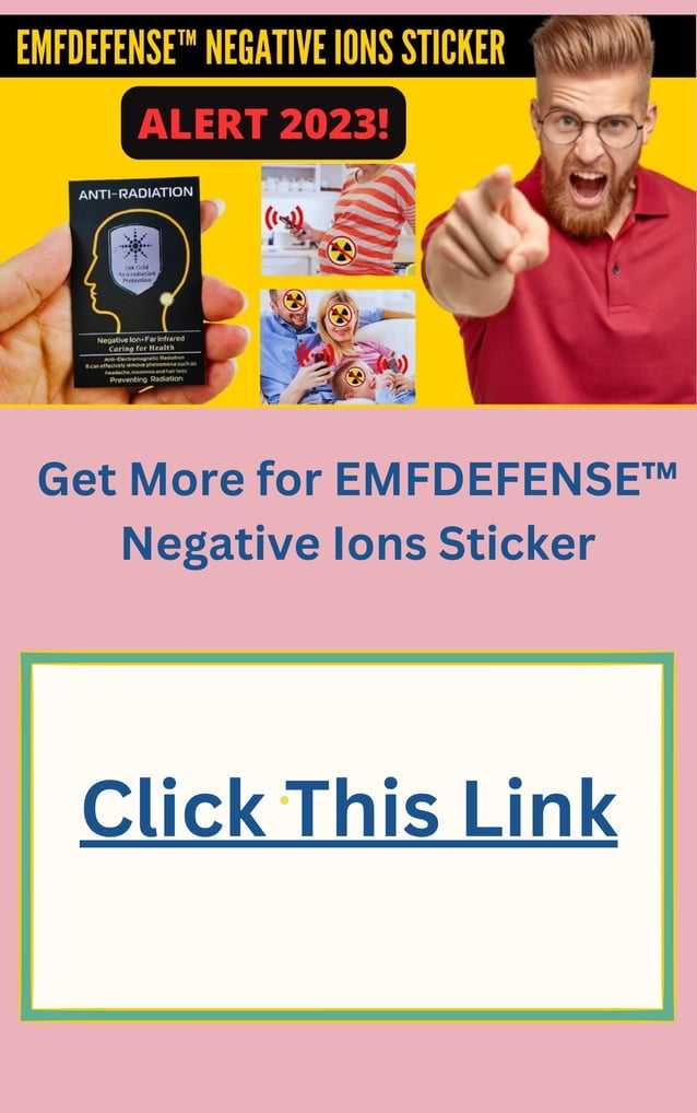 EMFDEFENSE™ Negative Ions Sticker.pdf | Indoor Environmental Quality ...