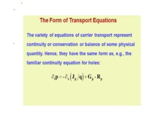 Em field and transport equation | PPT