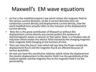 Em field and transport equation | PPT