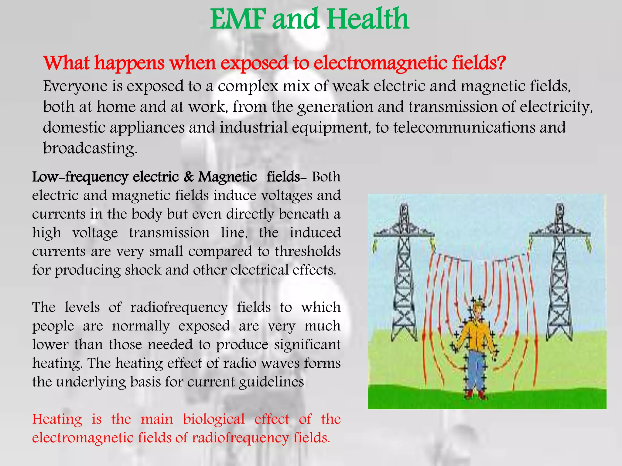 Emf Overview and EMF norms in India | PPTX