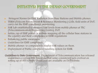 Emf Overview and EMF norms in India | PPTX