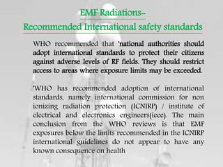 Emf Overview and EMF norms in India | PPTX