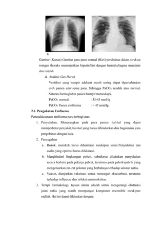 Asuhan Keperawatan Emfisema | DOCX