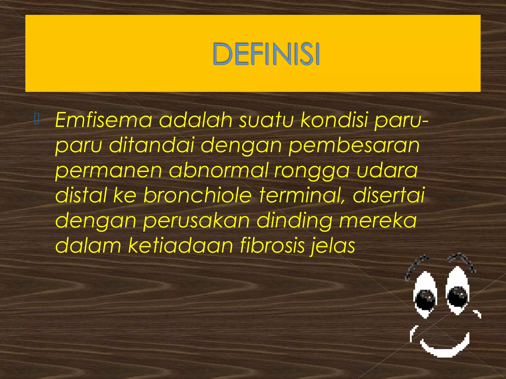 Patology Of Emfisema Ppt Ppt