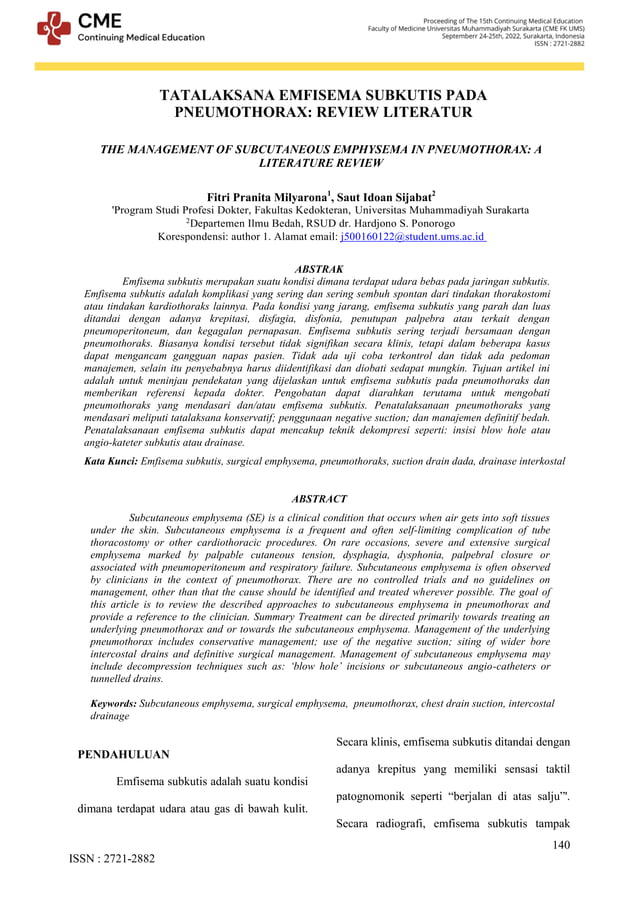 Emfisema Subkutis Pdf