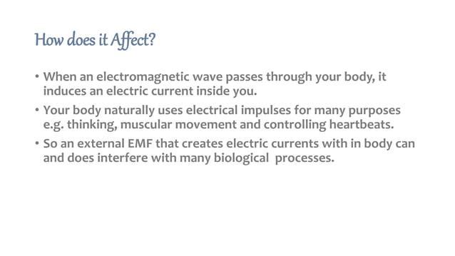 Emf pollution ppt | PPT