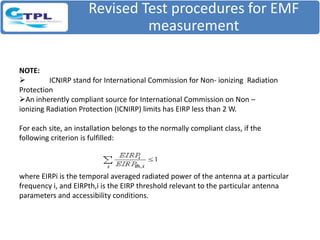 Emf radiation by gtpl(glare technocons pvt. ltd.) | PPTX