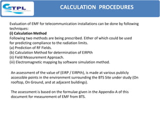 Emf radiation by gtpl(glare technocons pvt. ltd.) | PPTX