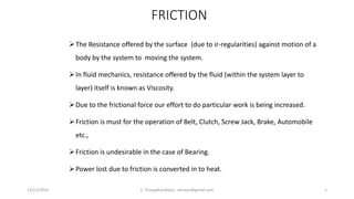 Class Presentation on Friction for engineering mechanics | PDF