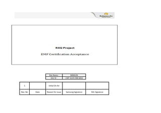 EMF calculation sample report | PDF