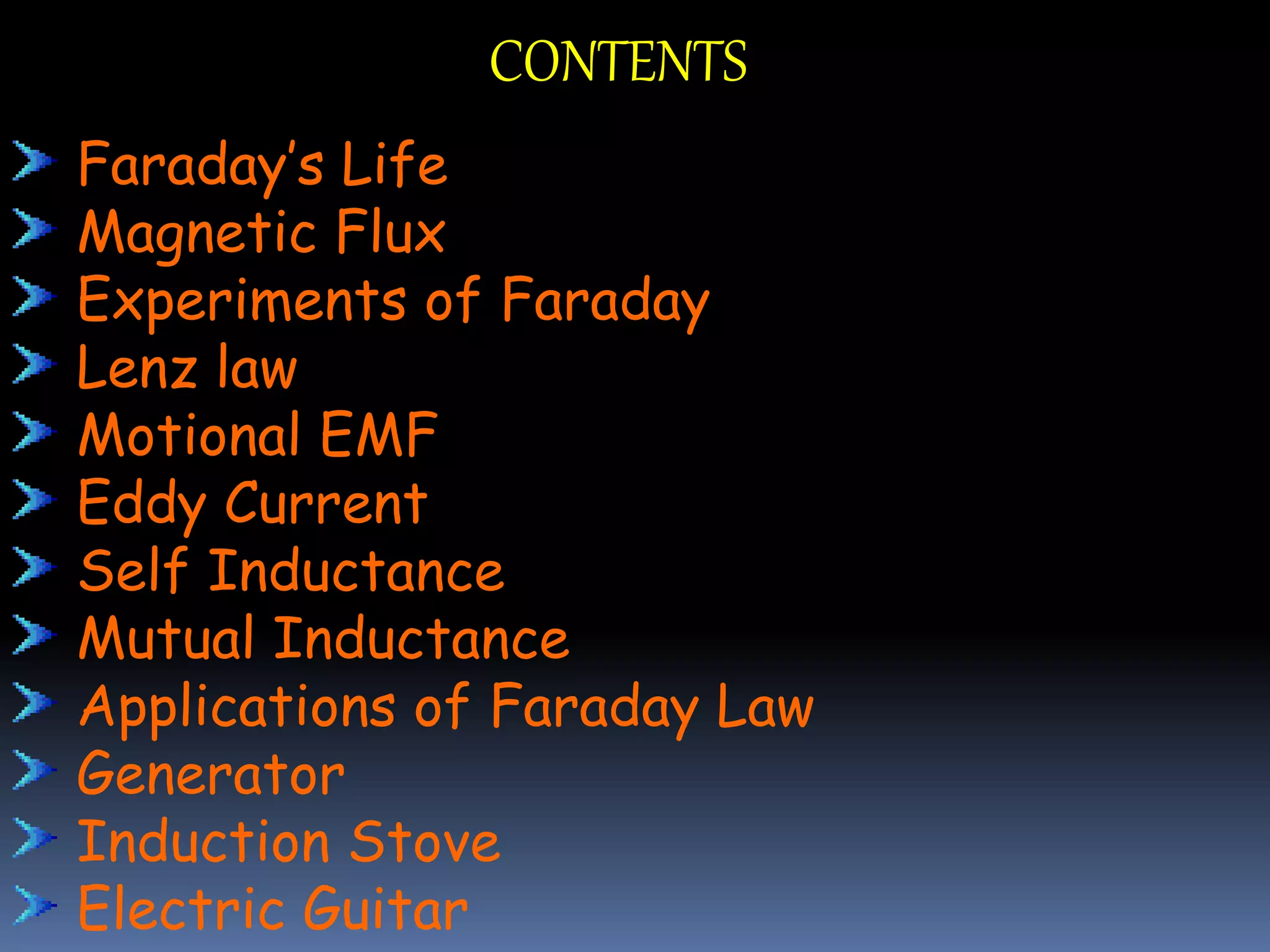 faradays law and its applications ppt | PPTX