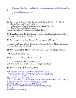 EMF Tips n Tricks | PDF