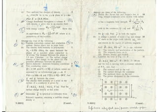 Electromagnetic Field Theory May 2007 | PDF | Physics | Science