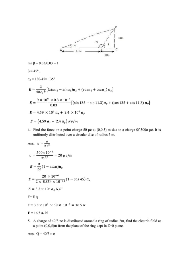 EMF unit-1 ELECTROSTATICS: Coulomb’s Law, Gauss’s Law | PDF