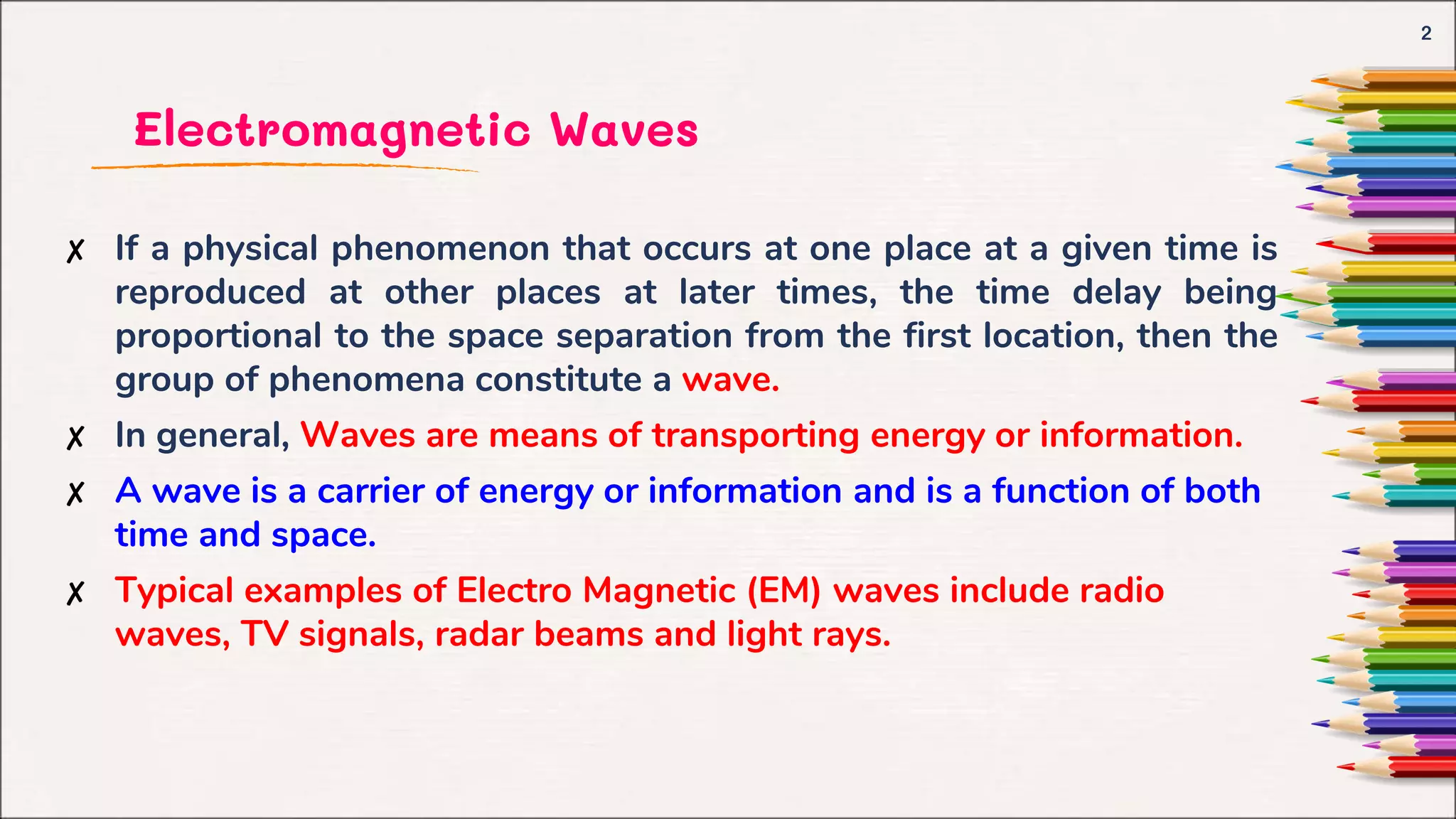 UNIT IV - WAVE EQUATIONS AND THEIR SOLUTION | PPT