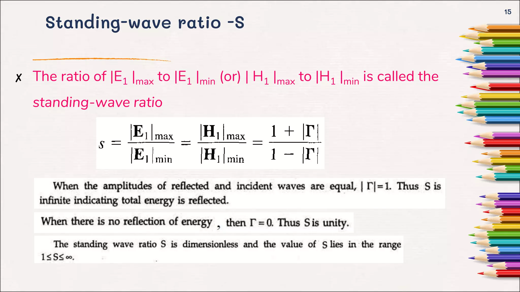 Unit V-Electromagnetic Fields-Normal incidence at a plane dielectric ...
