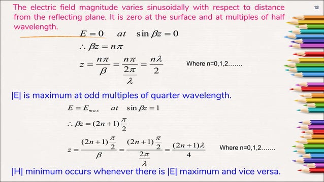 Unit V-Electromagnetic Fields-Normal incidence at a plane dielectric boundary, Normal incidence ...