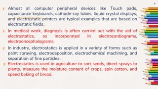 ELECTROSTATICS:Coulomb's law, Electric field & problems | PPTX