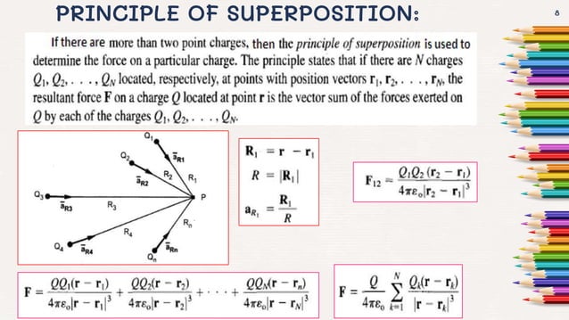 ELECTROSTATICS:Coulomb's law, Electric field & problems | PPTX
