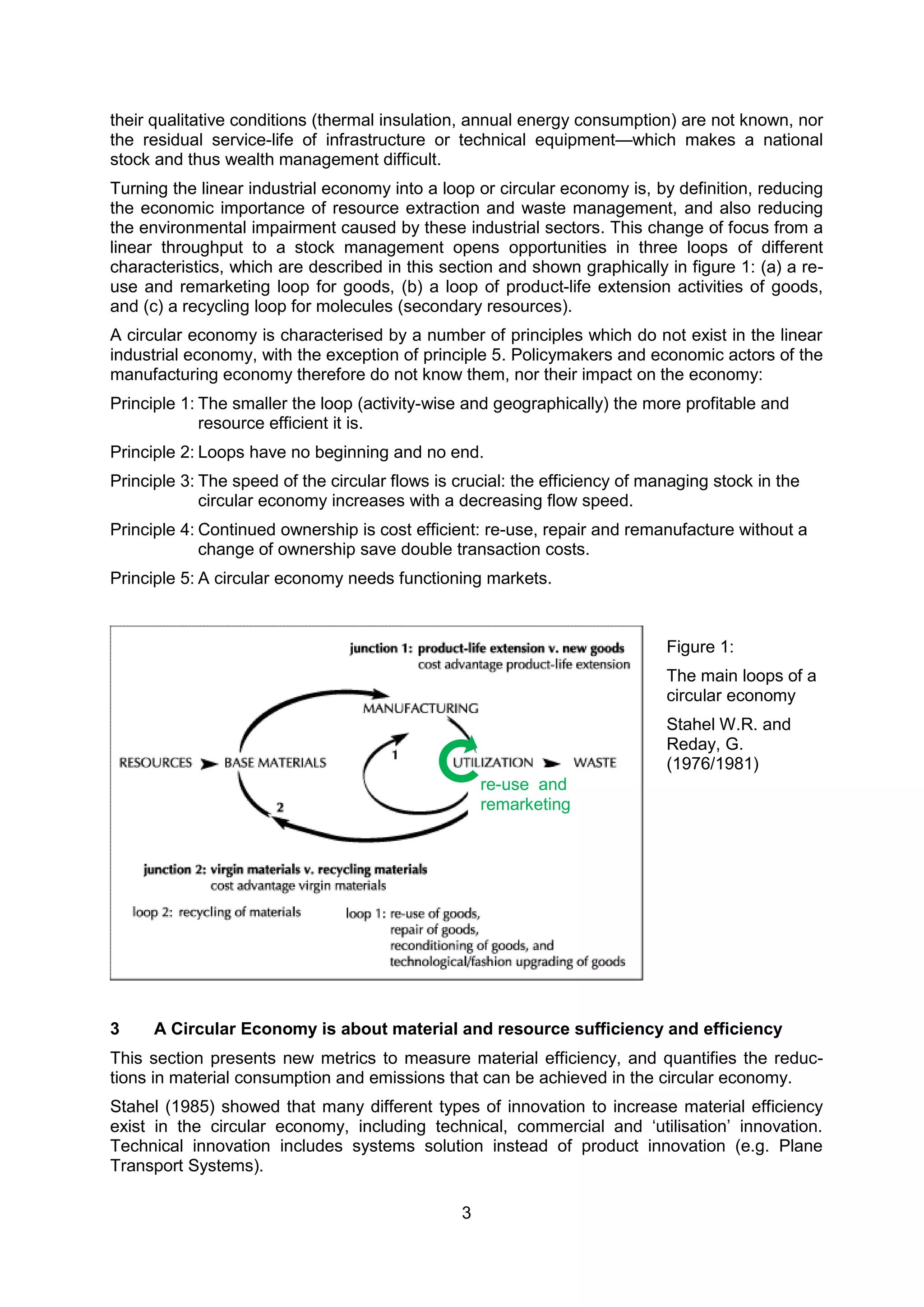 article Walter Stahel on Circular Economy | PDF