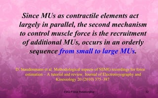 EMG & Force | PPT