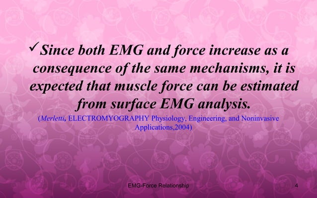 EMG & Force | PPT