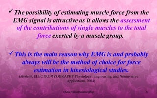 EMG & Force | PPT