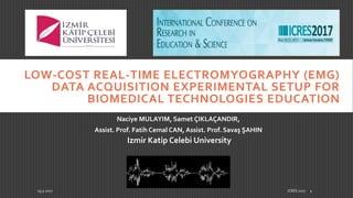 Electromyography (EMG) | PPTX | Computer Peripherals | Computing