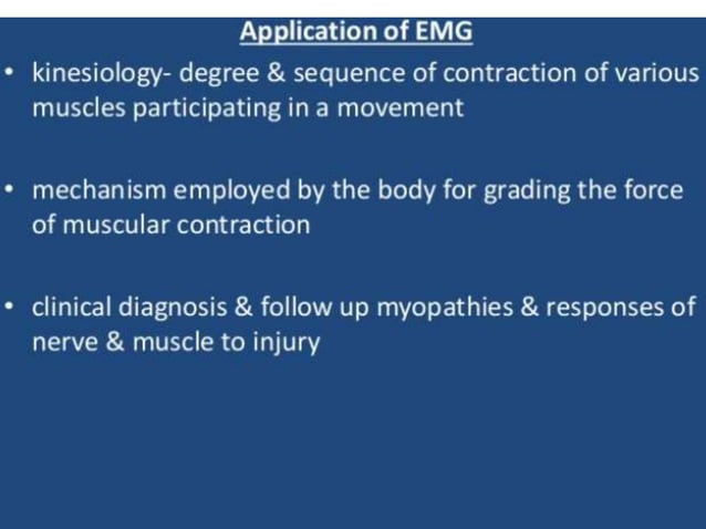 electromyography purpose ,prepration,working pptx | PPT