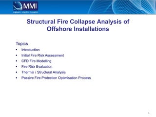 Structural Fire Collapse Analysis of Offshore Installations | PDF