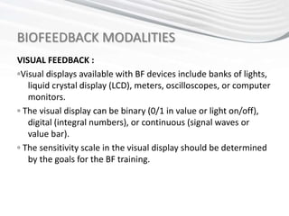 Emg biofeedback in neurological diseases | PPTX