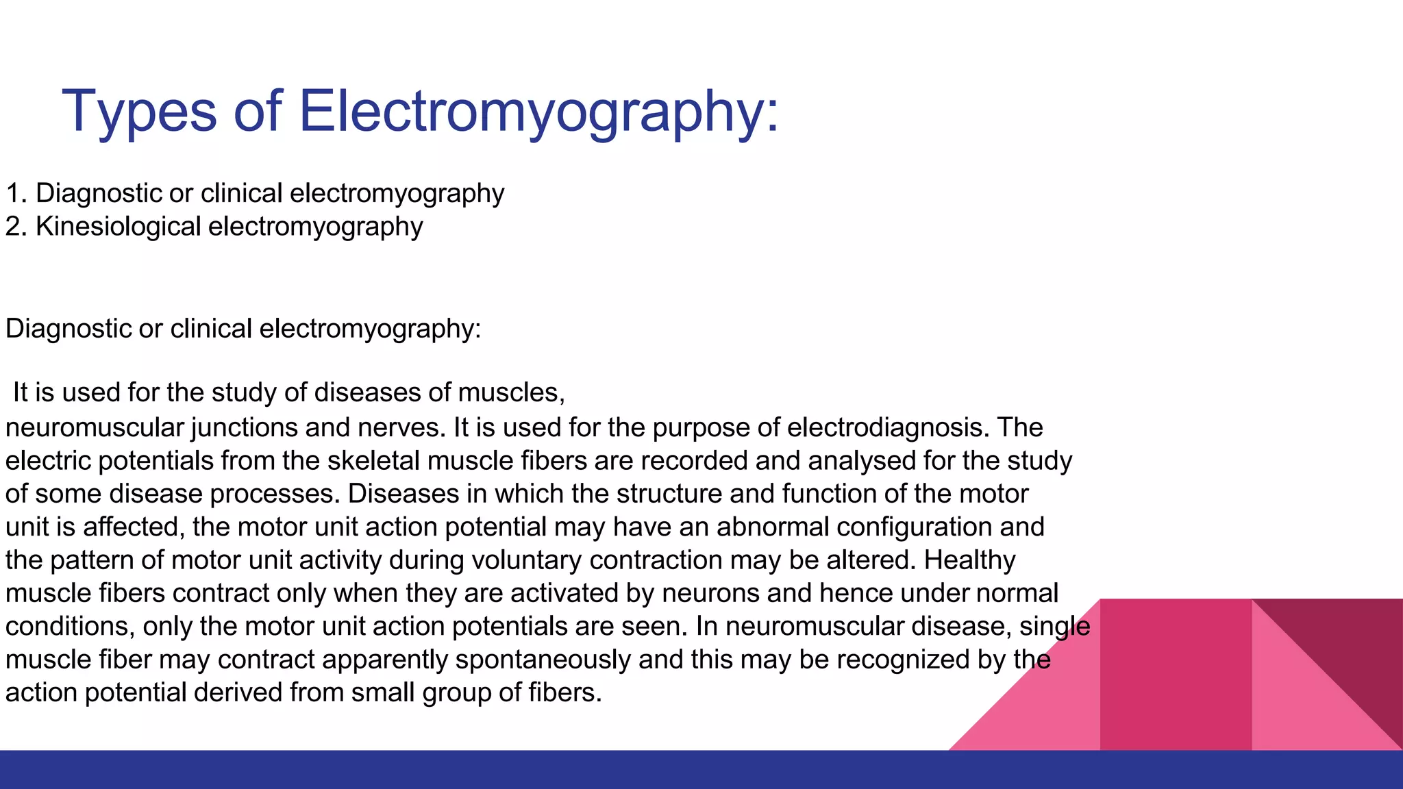 Emg changes during fatigue and contraction | PPTX
