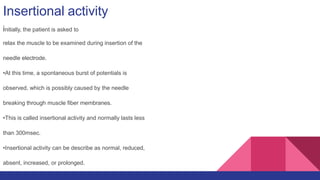 Emg changes during fatigue and contraction | PPTX